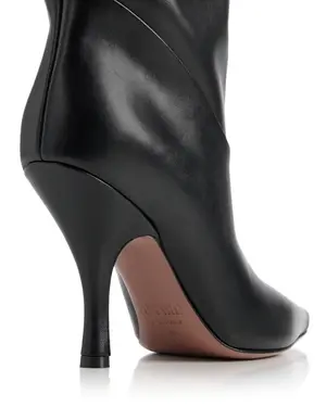 Paris Texas Rose Leather Over-the-knee Boots