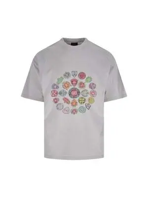 Balenciaga Graphic Logo Short Sleeve T-shirt - White