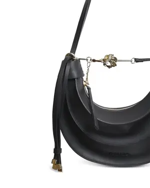 Farm Rio Banana Small Leather Hobo Bag