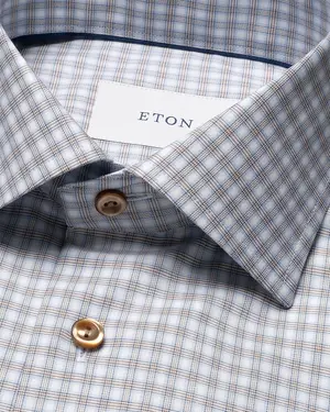 Eton Slim Fit Cotton Tencel Lyocell Shirt