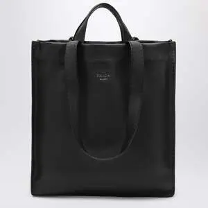 Prada Shopping Bag In Nappa Leather - Black