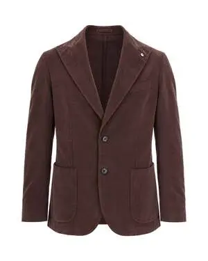 L.B.M. 1911 L. B.m. 1911 Corduroy Single-breasted Blazer - Viola