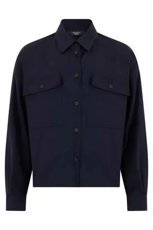 Max Mara Weekend Wool Jacket With Buttons And Flap Pockets