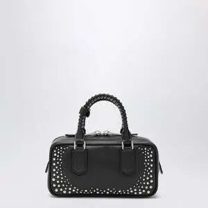 Miu Miu Arcadie Studded Leather Bag - Black