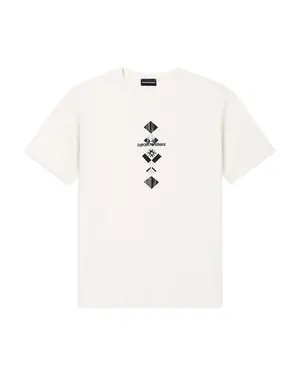 Emporio Armani Regular Fit Crewneck Logo Graphic T-shirt