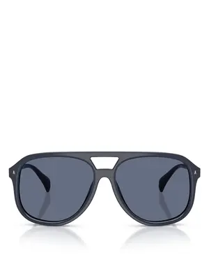Moncler Fluxe Aviator Sunglasses, 60mm