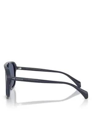 Moncler Fluxe Aviator Sunglasses, 60mm