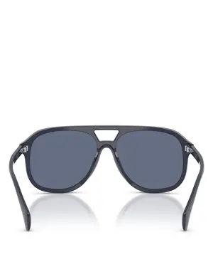 Moncler Fluxe Aviator Sunglasses, 60mm