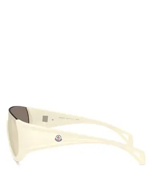 Moncler Pulser Shield Sunglasses, 131mm