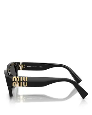 Miu Miu Square Sunglasses, 53mm - Black