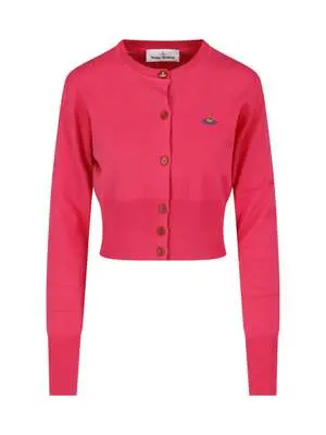 VIVIENNE WESTWOOD Cropped Button-front Cardigan Sweater