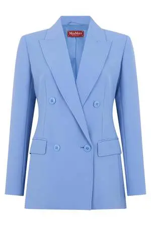 Max Mara Wool Double-breasted Blazer Jacket
