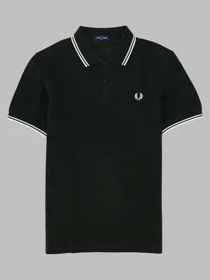 Fred Perry Logo Polo Shirt In 100% Cotton
