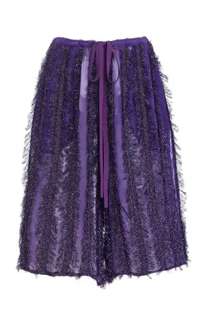ZANKOV Lou Chiffon Shorts - Berry