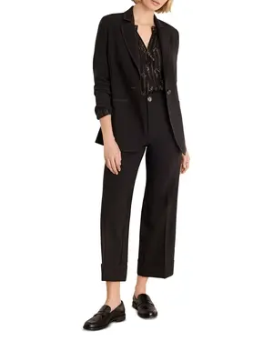NIC+ZOE Diamond Metallic Jacquard Shirt