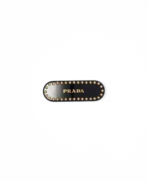 Prada Hair Clip With Studs