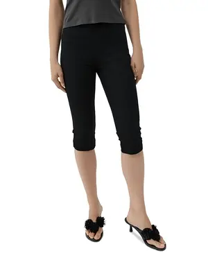 ST. AGNI Cotton Stretch Capri Pants