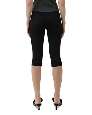 ST. AGNI Cotton Stretch Capri Pants