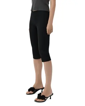 ST. AGNI Cotton Stretch Capri Pants