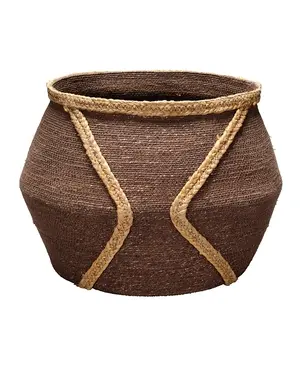 JAMIE YOUNG CO. Python Seagrass Basket - Brown
