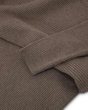 REISS Lara Off-the-shoulder Ribbed Knit Dress