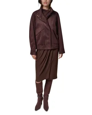 Donna Karan New York Faux Suede Jacket
