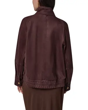 Donna Karan New York Faux Suede Jacket