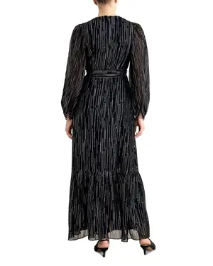 PHASE EIGHT Caroline Metallic Maxi Dress