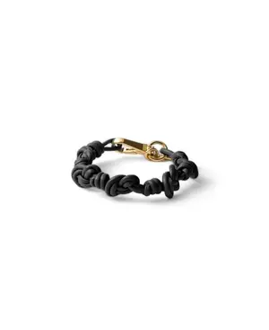 Prada Nappa Leather Bracelet - Black
