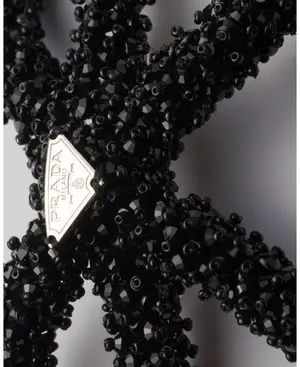 Prada Hair Clip With Crystals