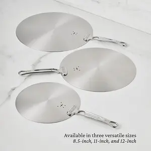 HESTAN Provisions Stainless Steel 12.5 Universal Lid - Silver