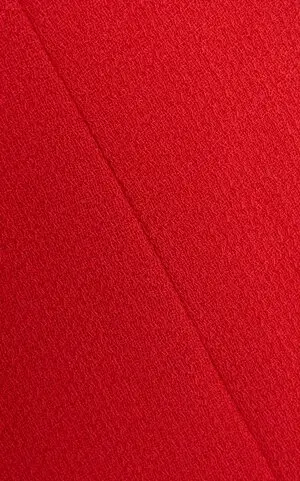 SERGIO HUDSON Stretch Crepe Maxi Pencil Skirt With Slit - Red