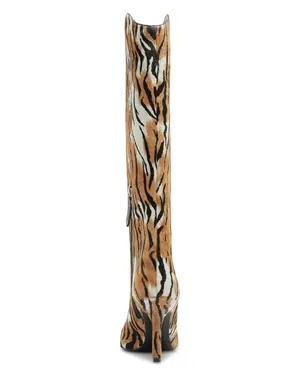 Schutz Mary Ellen Calf Hair Knee High Boots