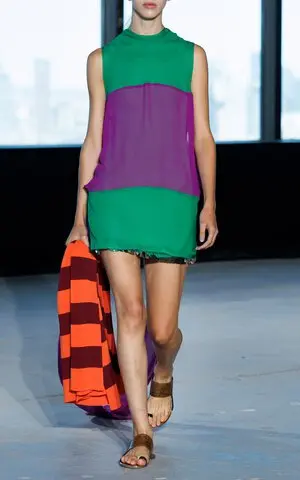 ZANKOV Zoe Silk Mini Dress
