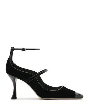ALEXANDRE BIRMAN Tita Wave 85 Velvet Pumps