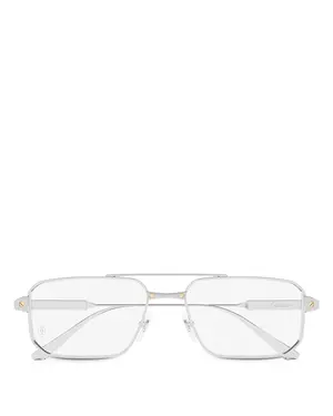 Cartier Rectangular Eyeglasses, 57mm