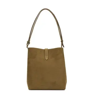 Soeur Bello Suede Shoulder Bag