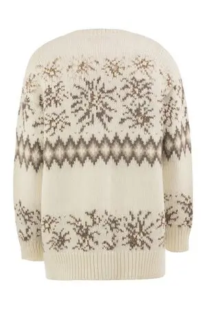 Fabiana Filippi Long-sleeve Open-front Cardigan