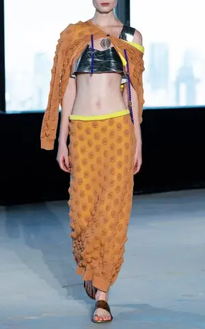 ZANKOV Emily Leather Crop Top