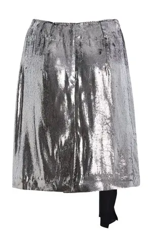 ZANKOV Lonnie Silk-blend Mini Skirt