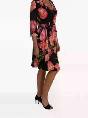 Dolce & Gabbana Tulip-print Wrap Dress
