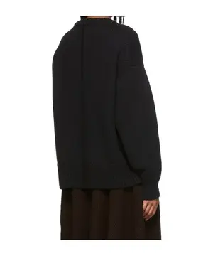 THE ROW Puff-sleeved Crewneck Jumper