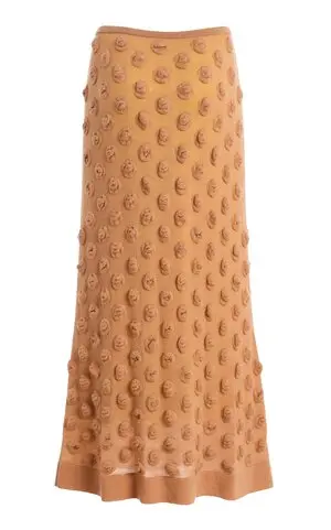 ZANKOV Crawford Wool-blend Midi Skirt