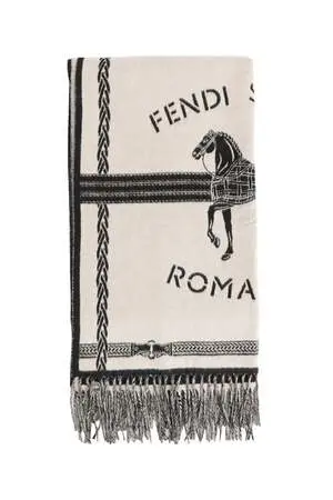 Fendi Selleria Scarf - Grey