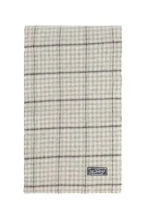 MFPEN Check Facade Scarf - Grey