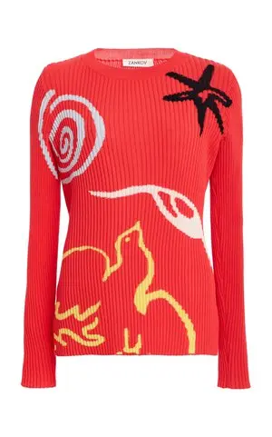 ZANKOV Durga Cotton-blend Cardigan - Multi