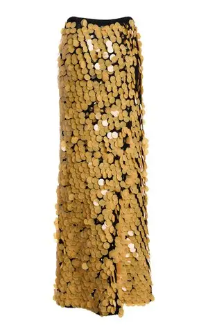 ZANKOV Maxime Macrame Cotton Maxi Skirt