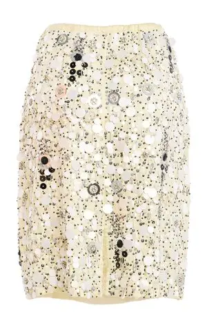 ZANKOV Marcella Silk Midi Skirt