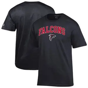 Champion Atlanta Falcons Arch Over Logo T-shirt - Black