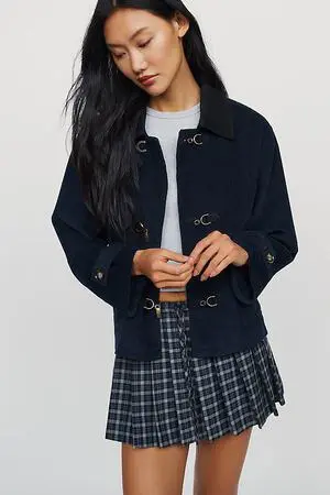 Hunter Utility Buckle Jacket - Navy
